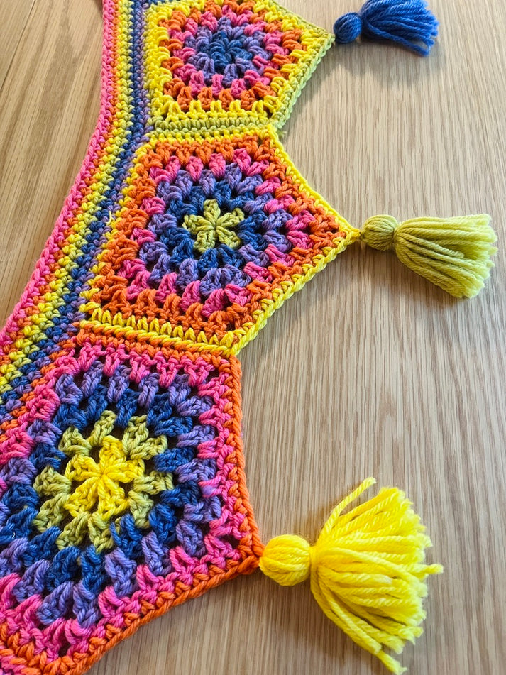 Boho Bunting - Rainbow! – Of Mars Crochet