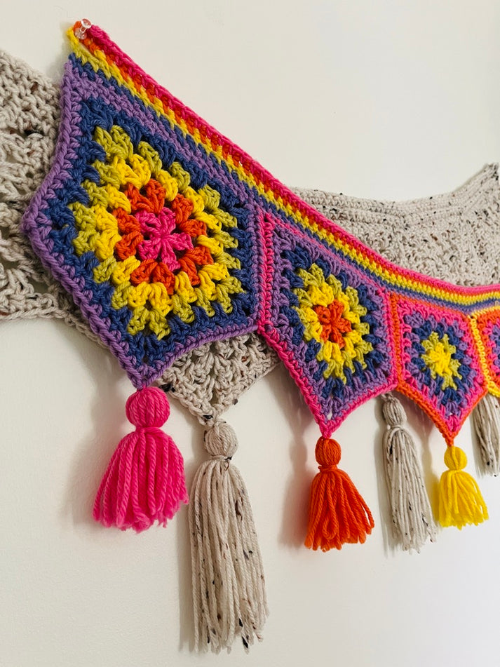 Boho Bunting - Rainbow! – Of Mars Crochet