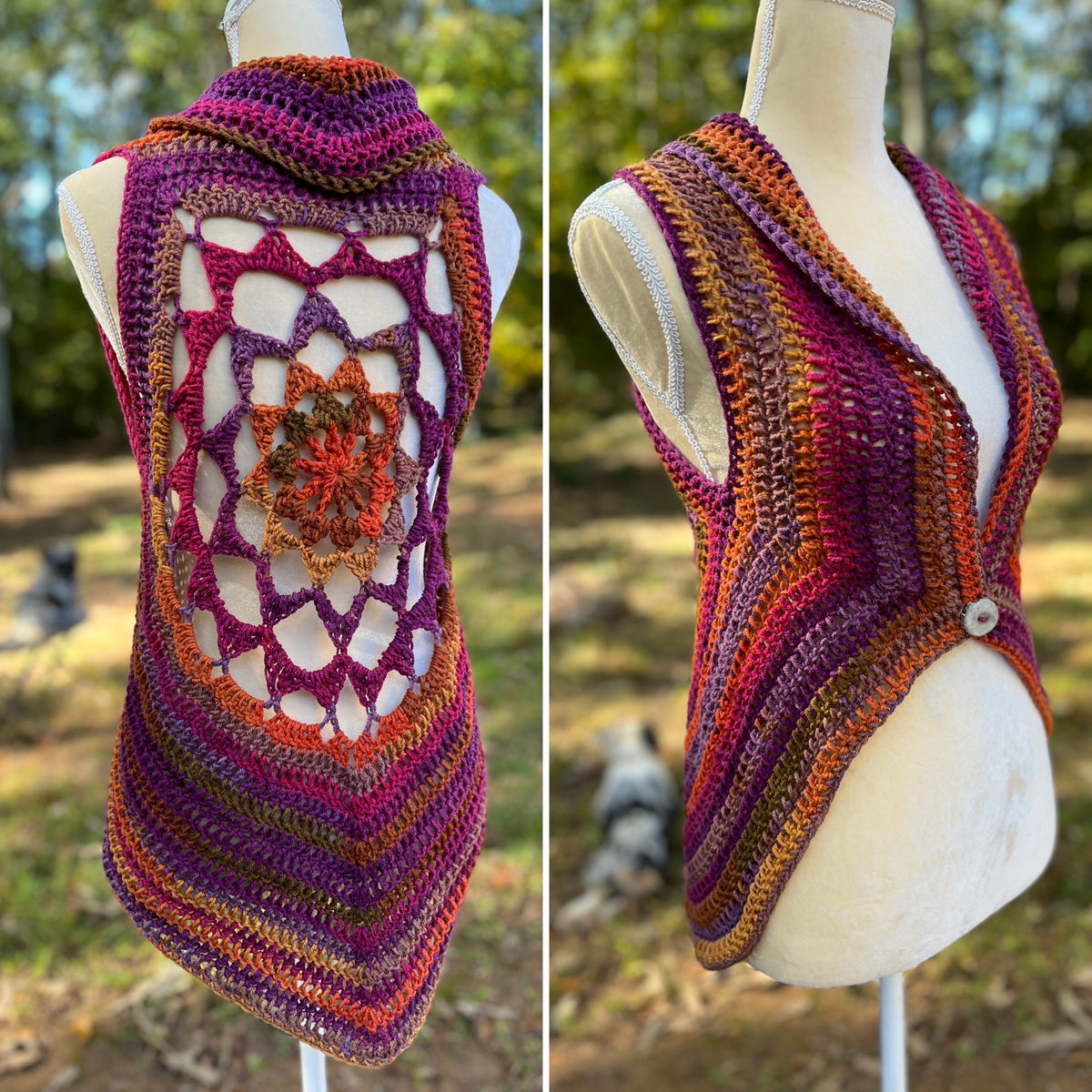 Cosmic Mandala Vest Crochet Pattern – Of Mars Crochet