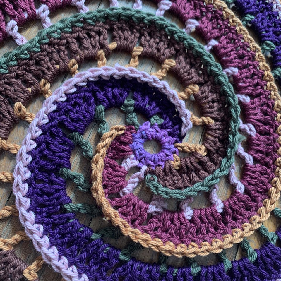 Carousel Spiral Crochet Pattern – Of Mars Crochet