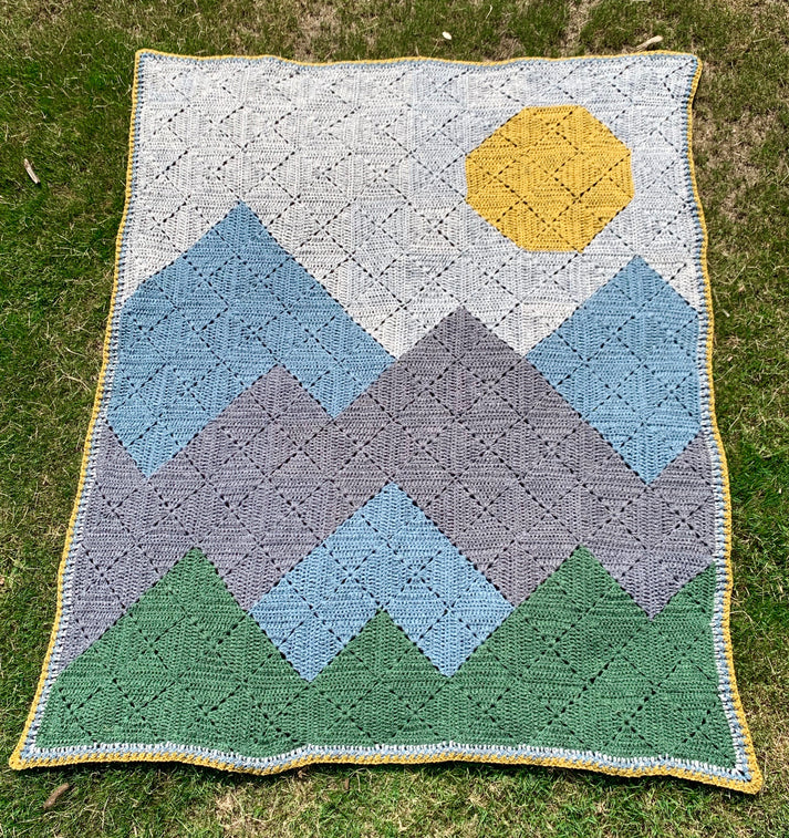 The Mountain Crochet Blanket Pattern – Of Mars Crochet