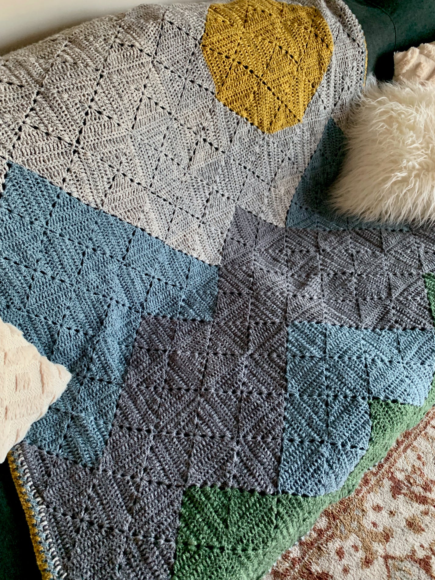 The Mountain Crochet Blanket Pattern – Of Mars Crochet