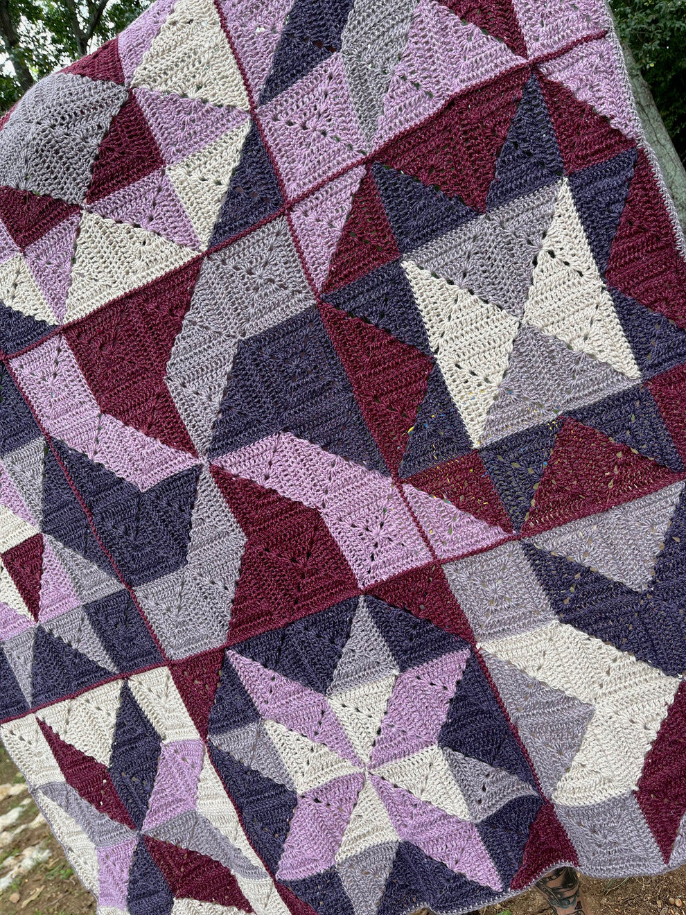 Homestyle Patchwork Crochet Blanket Pattern – Of Mars Crochet