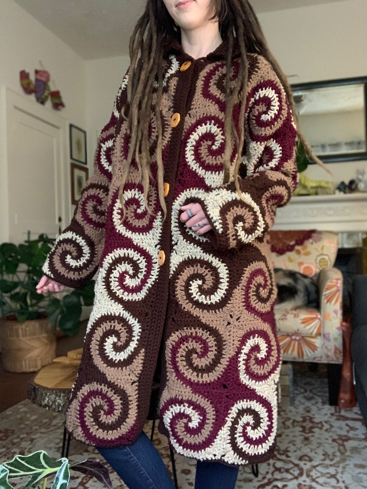 Vortex Sweater Crochet Pattern – Of Mars Crochet
