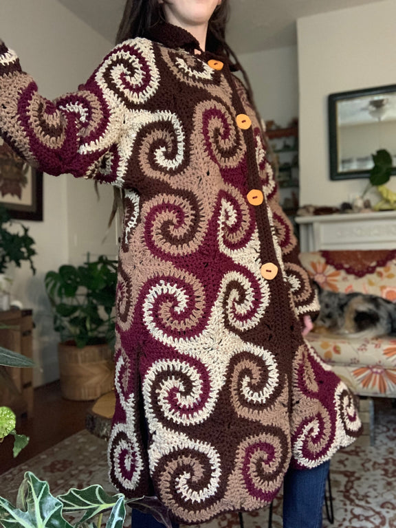 Vortex Sweater Crochet Pattern – Of Mars Crochet