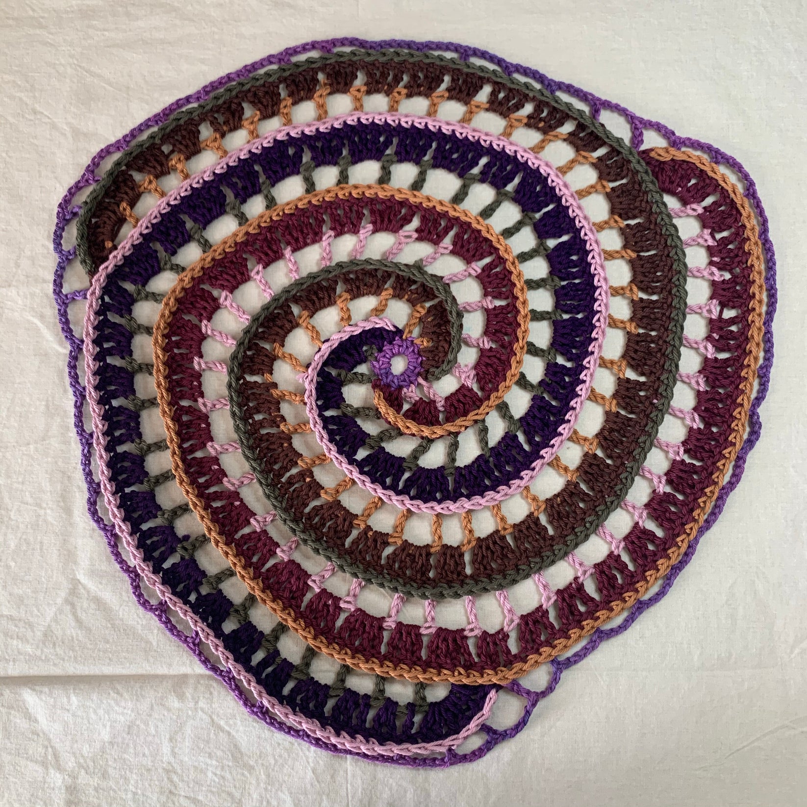 Carousel Spiral Crochet Pattern – Of Mars Crochet